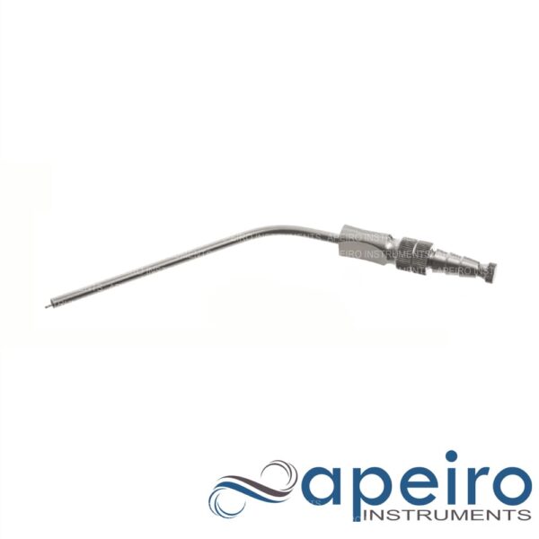 Frazier Suction Tube, With Finger Cut Off, Angled
