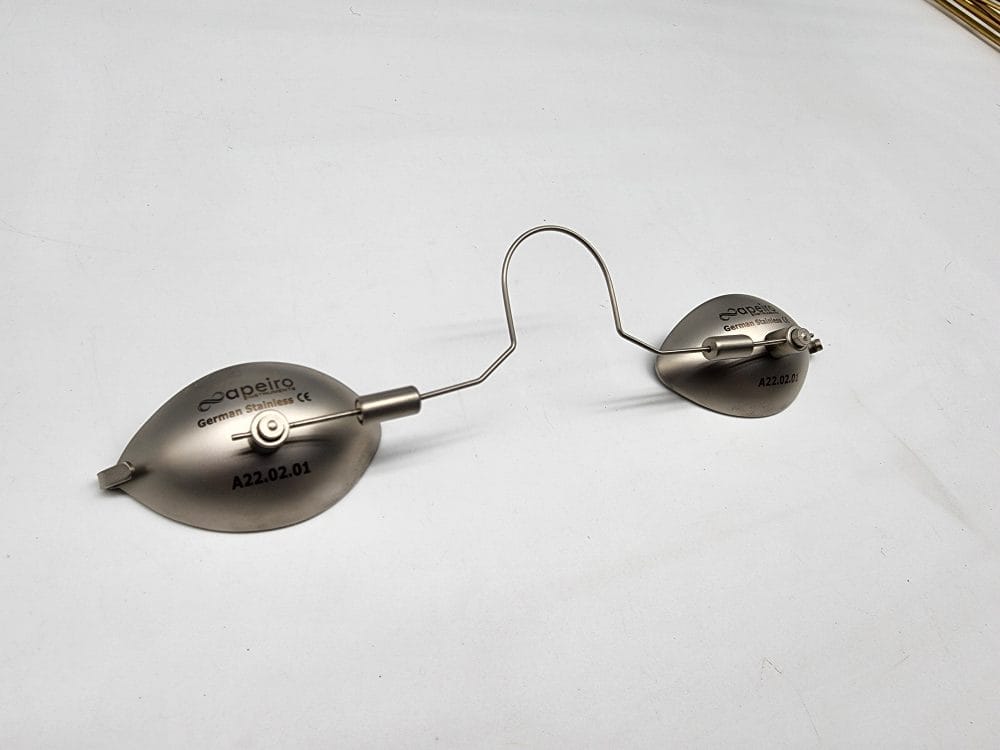 Laser Eye Shield Stainless Steel