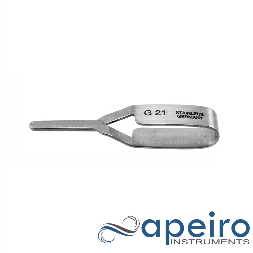Micro Serrefine Straight 9.0mm Smooth Jaw 2.5cm
