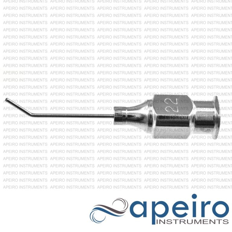 Air injection cannula- 21 gauge- 5.0mm from bend to tip