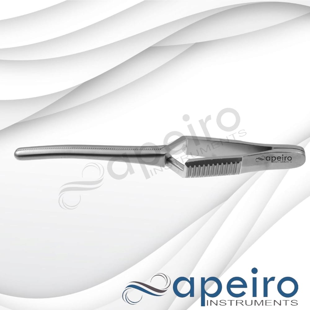 bulldog clamp 6.3cm 2 1/2'' curved,serrated jaws,Flat handle - Apeiro ...